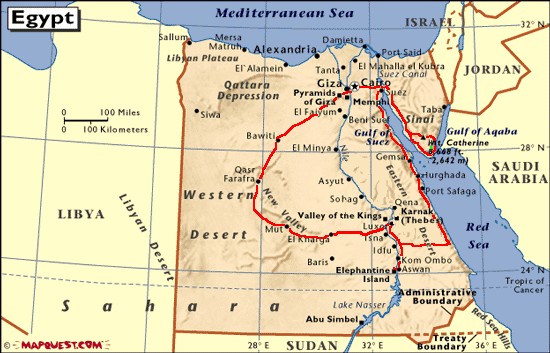 Mapa Egypta🗺️ – Pobřeží na mapě • Marsa Alam, Hurghada