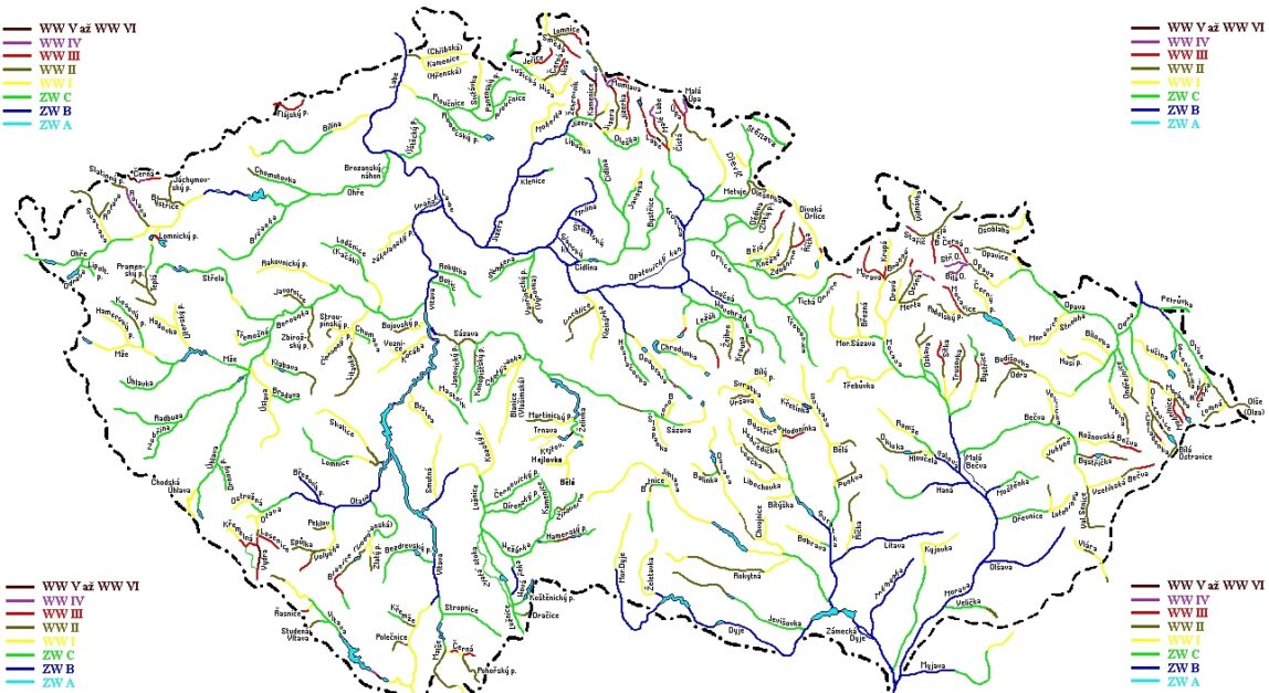 Oblíbené řeky ke sjíždění: Nejlepší sjízdné řeky ČR
